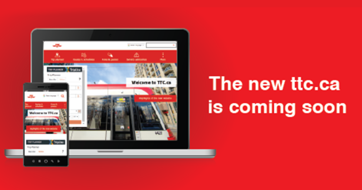 TTC, 편리하게 리뉴얼된 웹사이트와 새로운 온라인 서비스 발표 - CBM 토론토