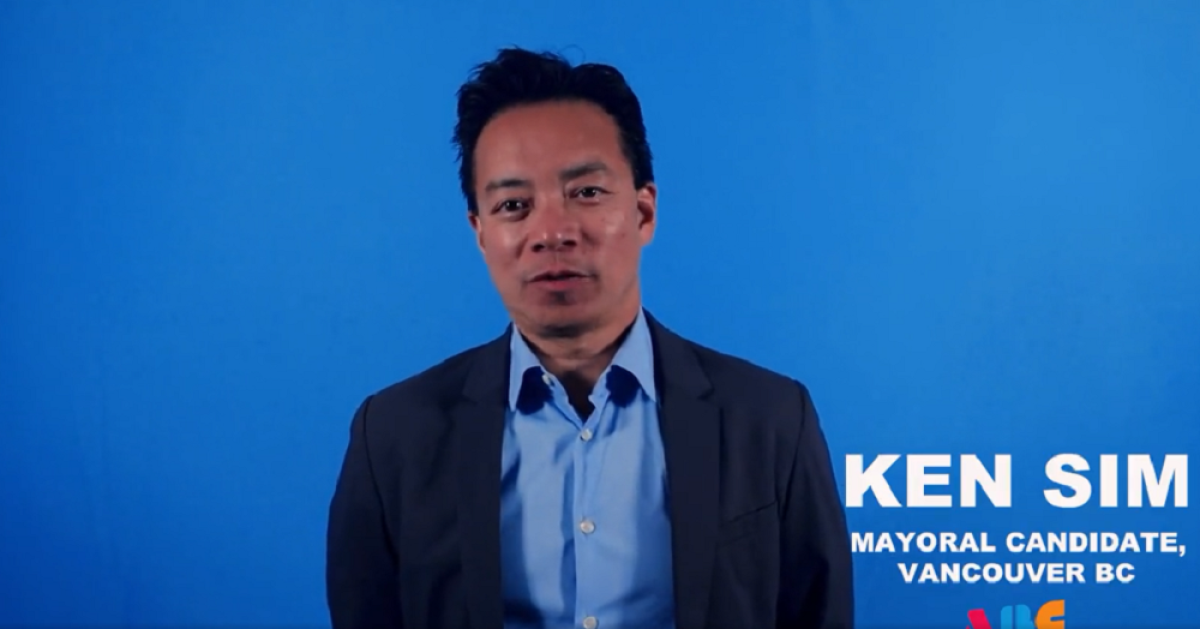 Ken Sim, 밴쿠버 새로운 시장 당선 - CBM 밴쿠버